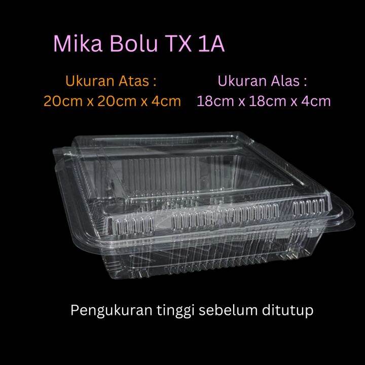 Mika Plastik TX 1A Tebal isi 10/Mika Bolu/Mika Kue | Lazada Indonesia