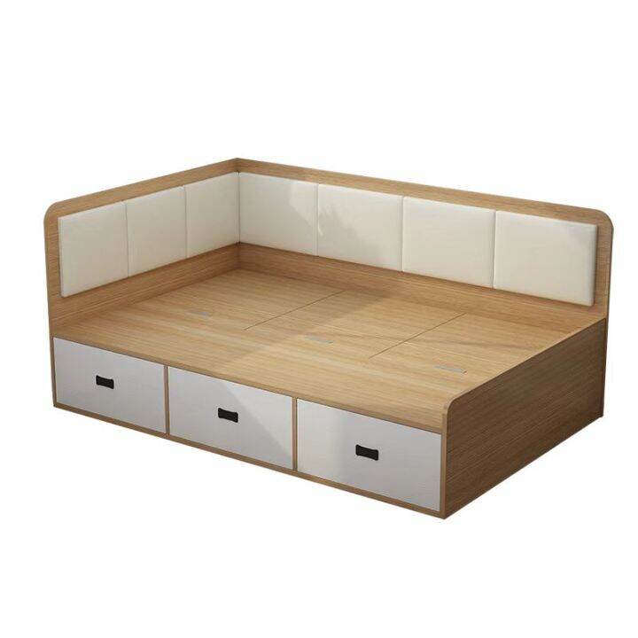 Beijing Factory Direct Sales Small Apartment High Box Storage Bed 1 M ...