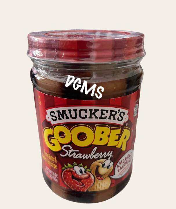Smucker’s Goober Strawberry Flavored Peanut Butter with Strawberry ...