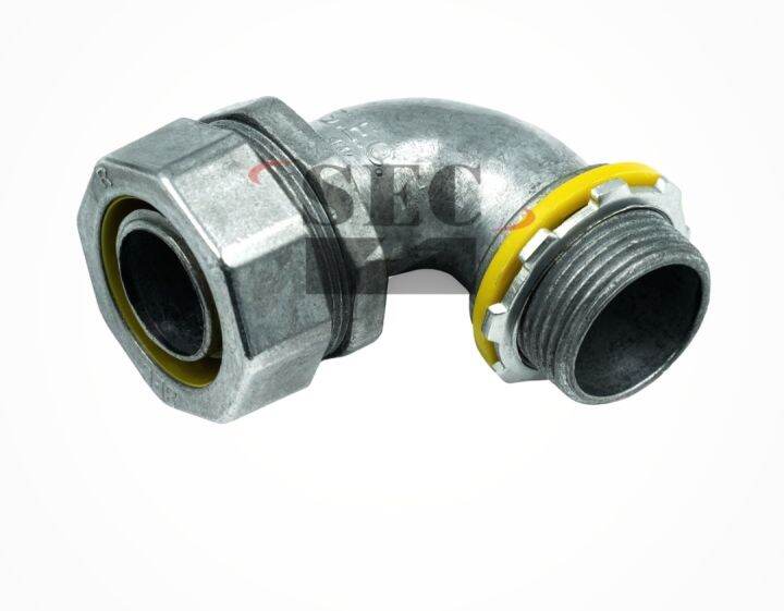 คอนเนคเตอร์ จับท่ออ่อนกันน้ำโค้ง 90°Liquid Tight Flexible Connector 90 ...