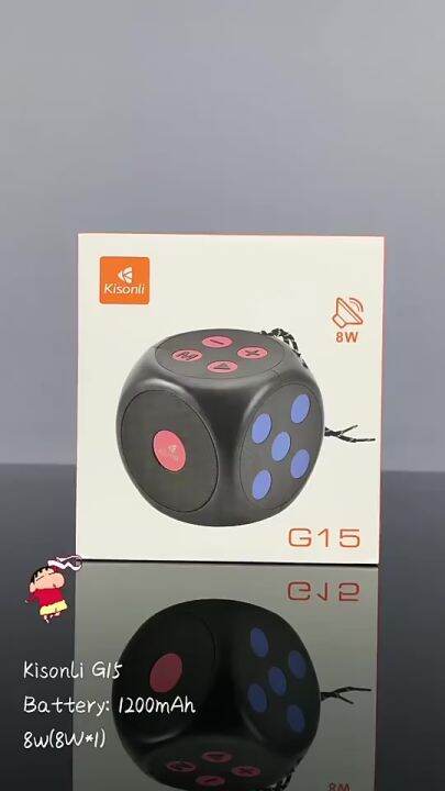 KISONLI Speaker Bluetooth G15 TWS Super Bass 5.0 Portable With Antena ...