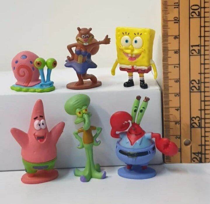 Spongebob Squarepants mini figure set | Lazada Indonesia