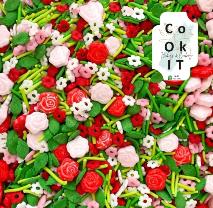 (30Gr) Rose Garden Taburan Sprinkle Cake Gula Hiasan Kue | Lazada Indonesia