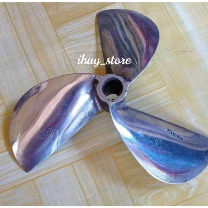 kipas perahu bahan stenles asli jauh lebih kuat dari almunium dn ...