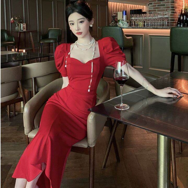 French Style Retro Hepburn Style Socialite Fancy Elegant Adult Lady ...