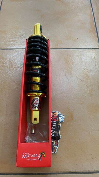 Mutarru Shock Suspension Gold Series 275mm Yamaha Mio I 125,Mio Soulty ...
