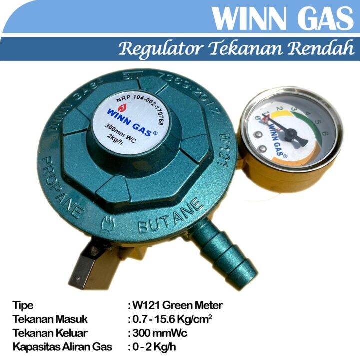 Regulator Win Gas type w- 121 Green Meter | Lazada Indonesia