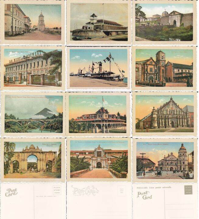 vintage postcard - philippine scenes from the 1900s 12 pcs | Lazada PH