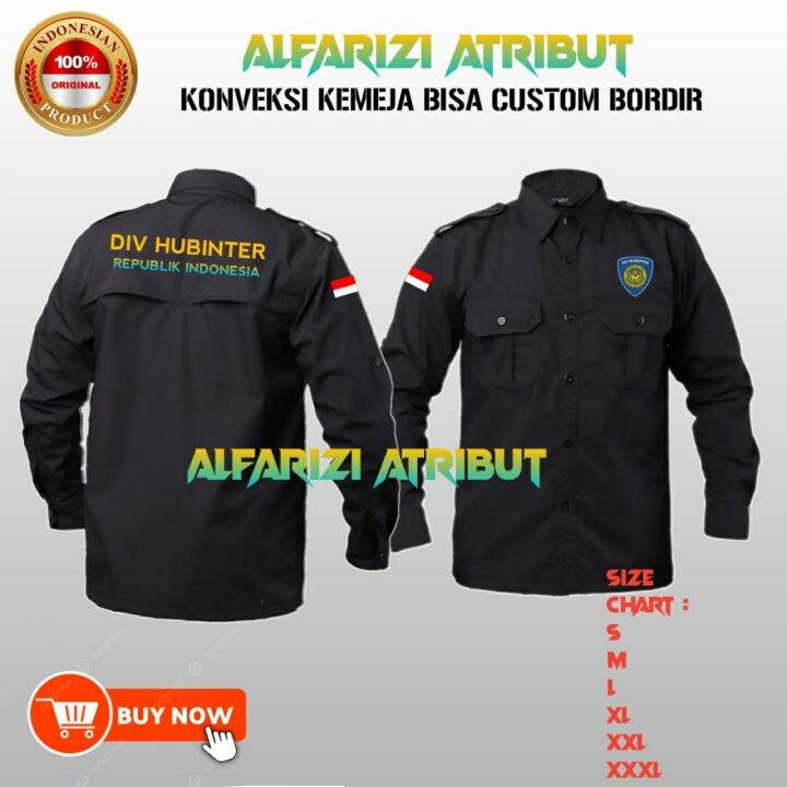 Kemeja Pdh Div hubinter Kemeja Divisi Hubungan Internasional Kepolisian ...