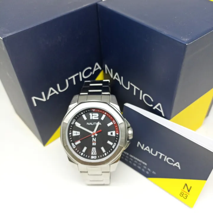 JAM TANGAN BESI PRIA NAUTICA NAPTBF104 ORIGINAL BERGARANSI | Lazada ...
