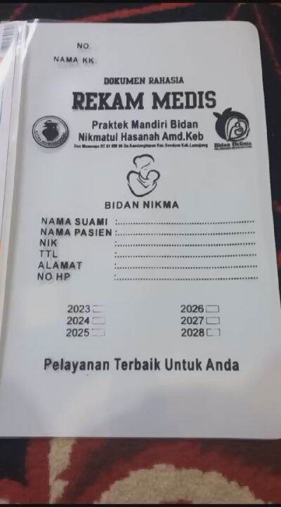 100 pcs Map Rekam medik Plastik murah/Map Business File Folio F4 ...