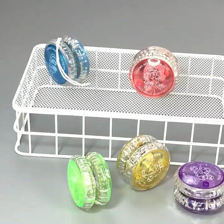 Led Flashing Yo-yo Cross-border Children Luminous Yo-yo Plastic with ...