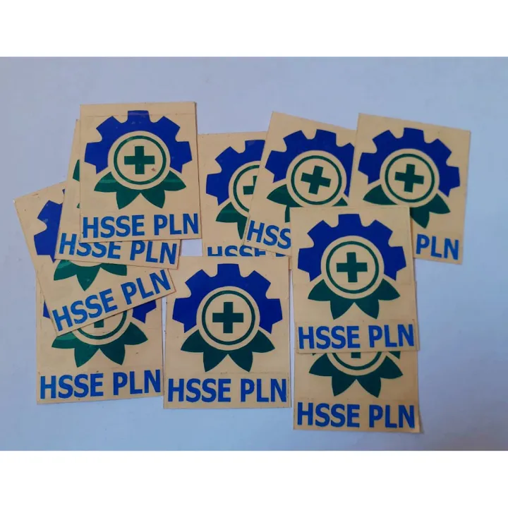 STICKER LOGO HSE PLN TERMURAH 3pc | Lazada Indonesia