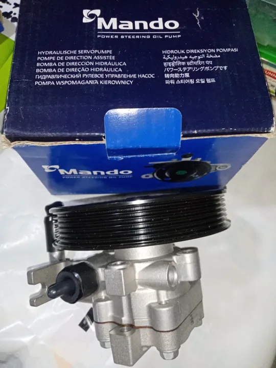 POWER STEERING PUMP/ OIL ASSY MANDO BRAND KOREA MADE FOR HYUNDAI SANTA ...