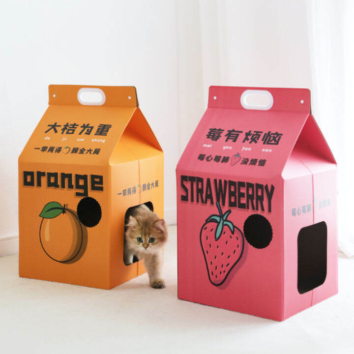 Milk Carton Cat Scratching Pads, Cat House | Lazada PH