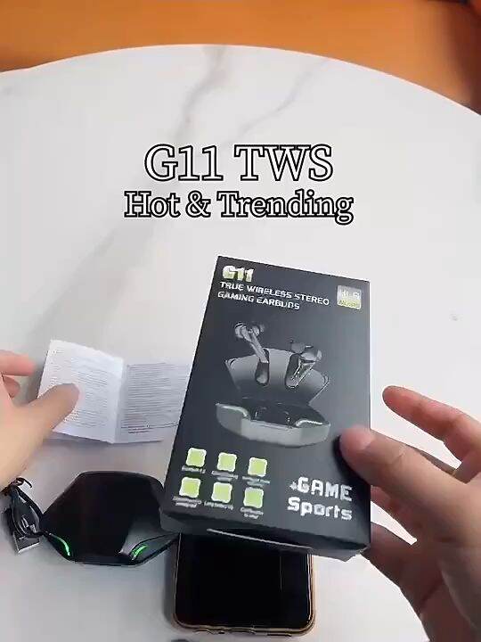 G11 TWS Wireless Earbuds Bluetooth Headphones Gaming Headset HIFi ...