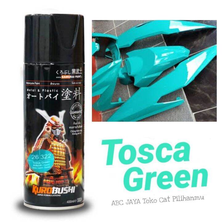 (JAWA-BALI) Cat Pilok Samurai Paint 26|322 Tosca Green 400ml Hijau ...
