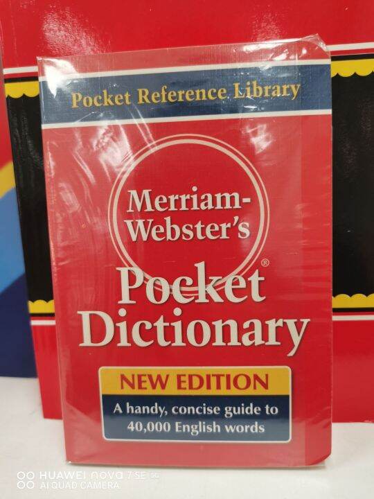 Pocket Dictionary, Webster Di tionary, New Edition | Lazada PH