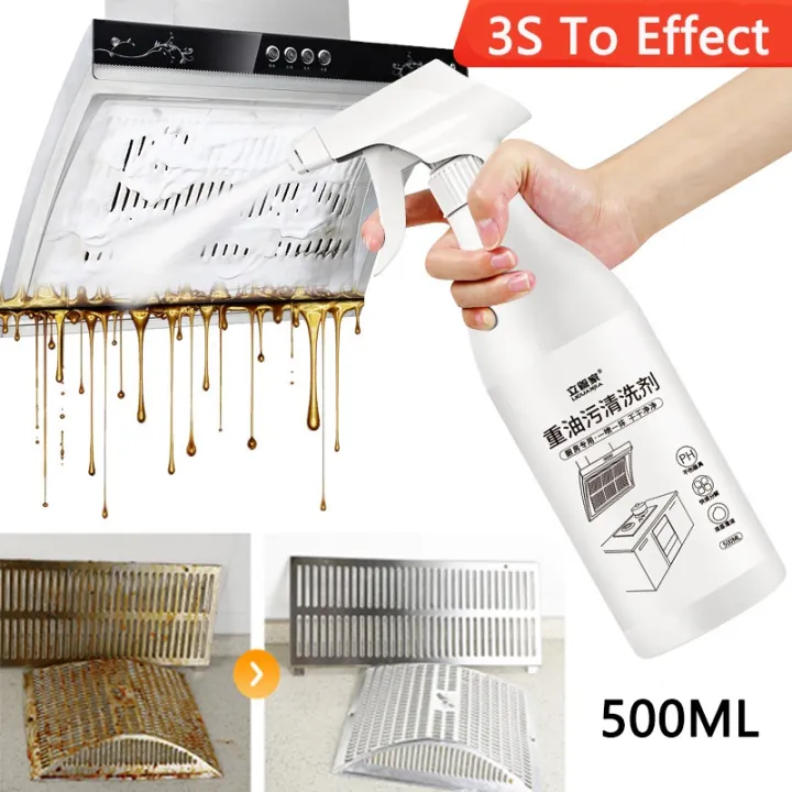 Kitchen Cleaner Spray Non-Toxic Spray Kitchen Oil Cleaner Oil Stain ...