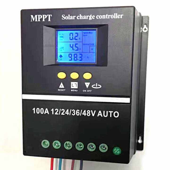 SCC MPPT 100A 12/24/36/48 V Solar Cell Charge Controller Charger Lithium VRLA Controler Panel ...