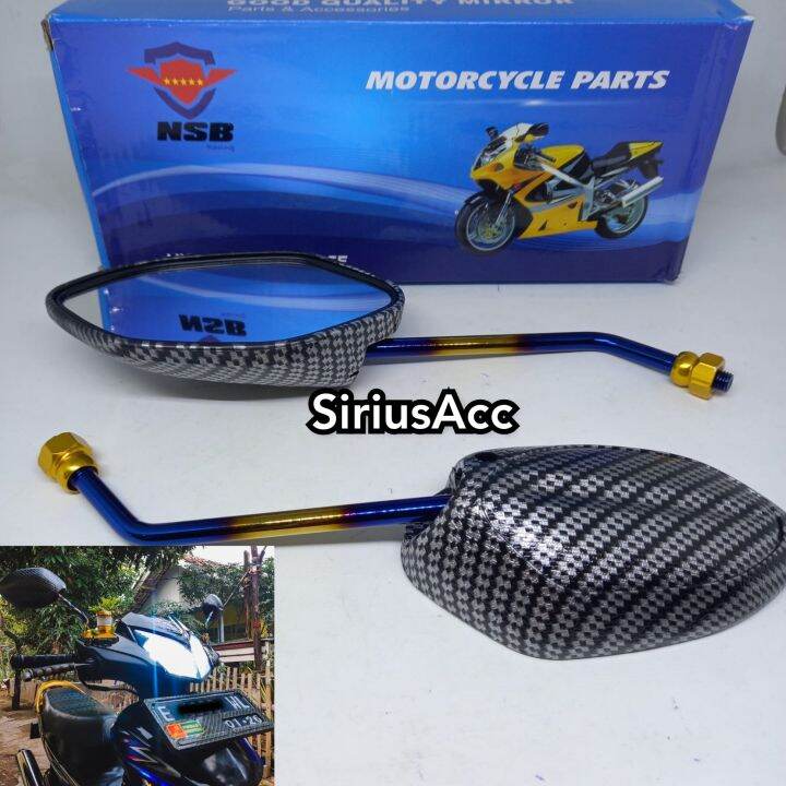 Spion Beat Carbon Twotone Honda Beat Vario Scoopy Spacy Supra Genio ...