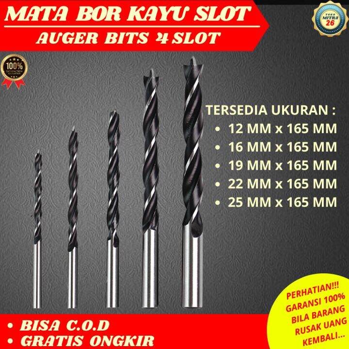 [SET] Mata Bor Kayu Set Isi 5 Pcs Ukuran / Perkakas Alatan Ganti ...