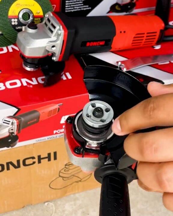 BONCHI เจียรมือ หินเจียร เครื่องเจียร ลูกหมู เจียรไฟฟ้า 4 นิ้ว 1,000 วัตต์ S1M-100A ราคาถูก ...