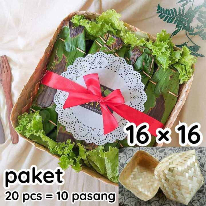 Besek bambu hampers. TERMURAH. Box nasi. Snack. Pempe. Getuk. Katering ...