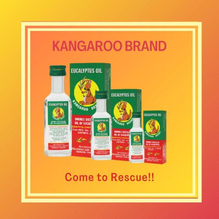KANGAROO BRAND EUCALYPTUS OIL 56ML, 28ML, 8.5ML | Lazada