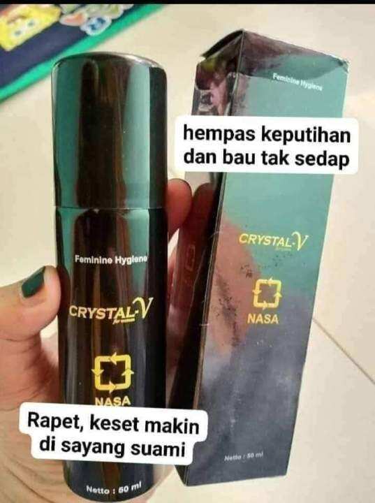 🍃 CRYSTAL V SPRAY NASA 🍃 Ini manfaatnya sama seperti Crystal X, cuma ...