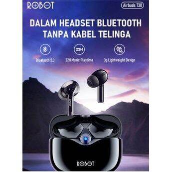 ROBOT Headset Bluetooth T30 Earphone Bluetooth 5.3 Airbuds True ...