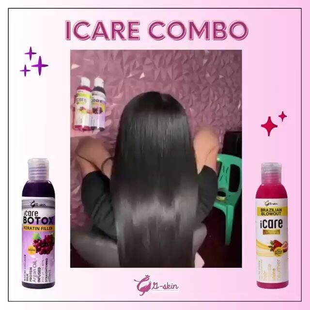 hair treatment icare brazillian and botox keratin filler COMBO by ...