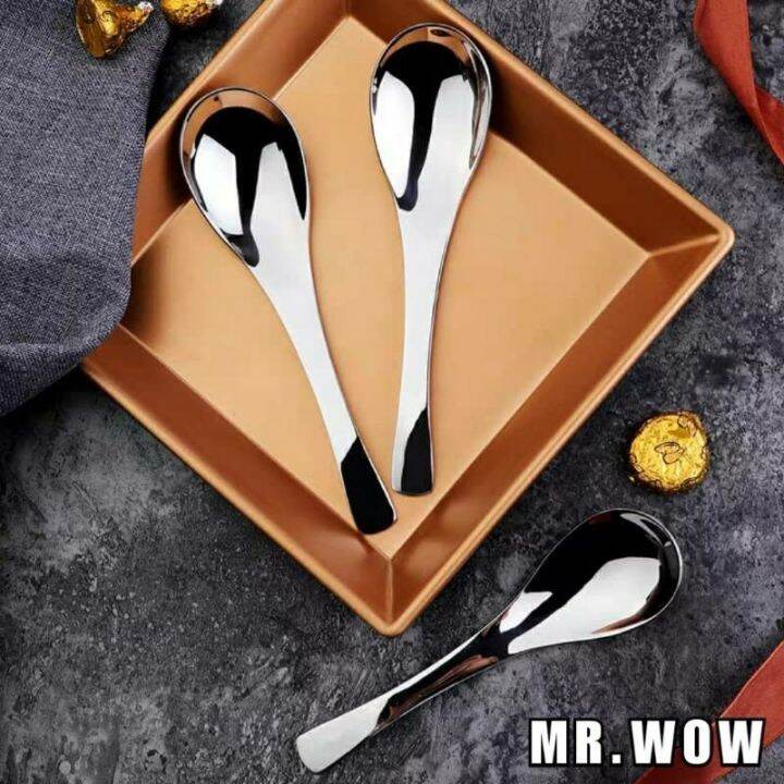 SUS 304 Stainless Steel Dining Tablespoon/ Chinese Style/Soup Spoon/ Cutlery Spoon/ Untensil ...