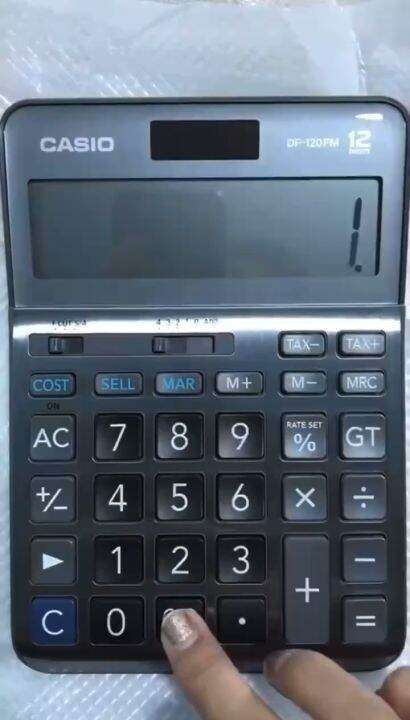 DF-120FM เครื่องคิดเลข Casio 12 หลัก ของแท้ ของใหม่ ประกันศูนย์ | Lazada.co.th
