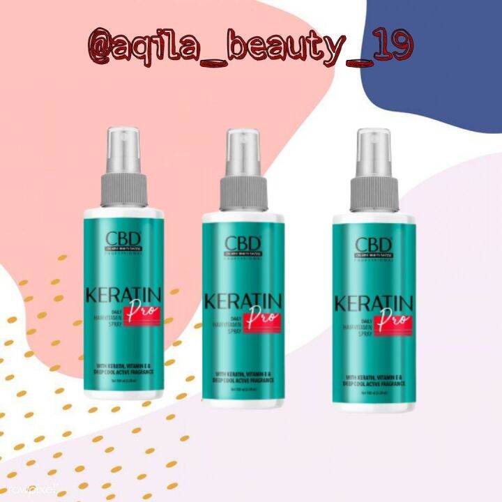 CBD KERATIN HAIR VITAMIN SPRAY DAILY 100ml | Lazada Indonesia