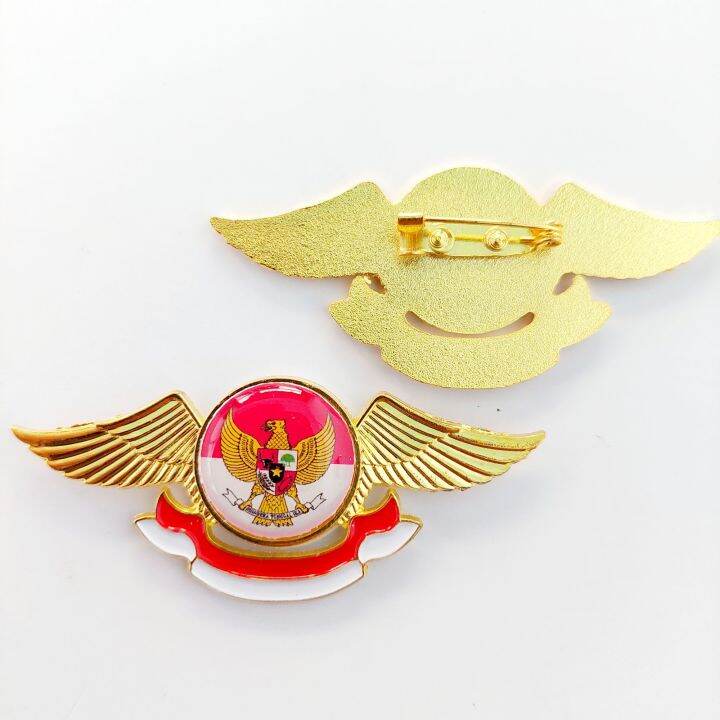 Pin Garuda Merah Putih ~ Lencana Wing Garuda Merah Putih | Lazada Indonesia