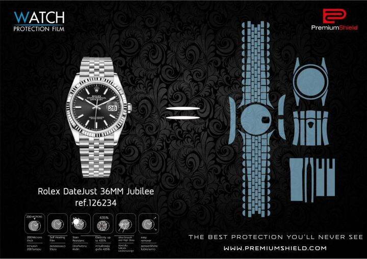 Watch Protection Film [ DIY Kit ] #ฟิล์มใสกันรอยนาฬิกา Model : ROLEX ...