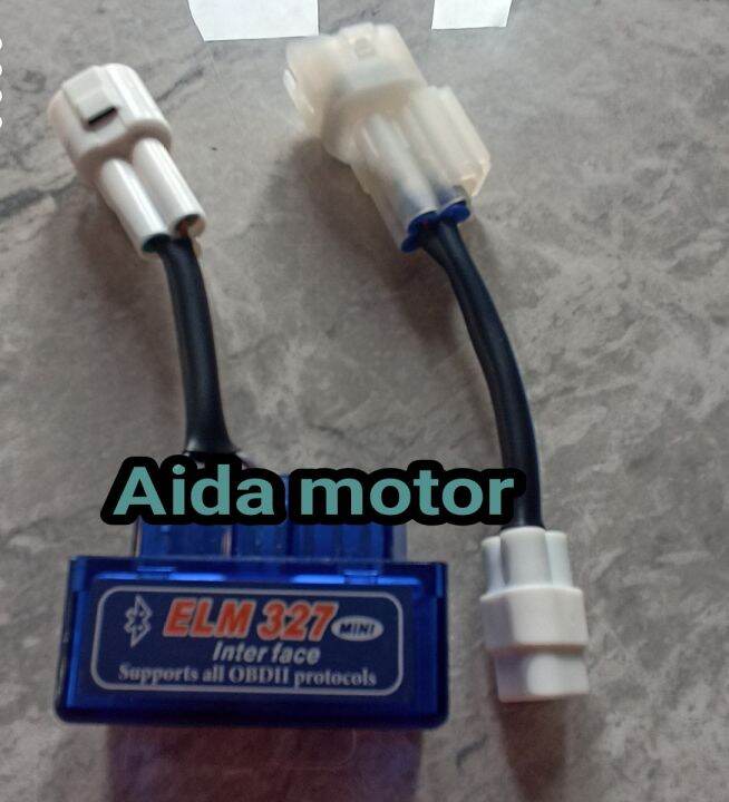 Alat tools scanner Motor injeksi yamaha dan honda Elm obd2 (COD ...