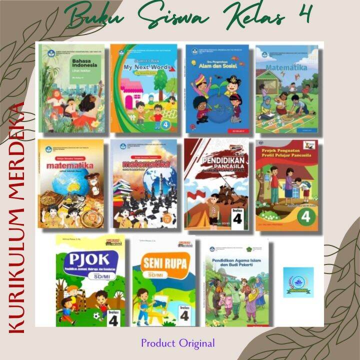 Buku Siswa Kelas 4 SD Kurikulum Merdeka Kemendikbudristek | Lazada Indonesia