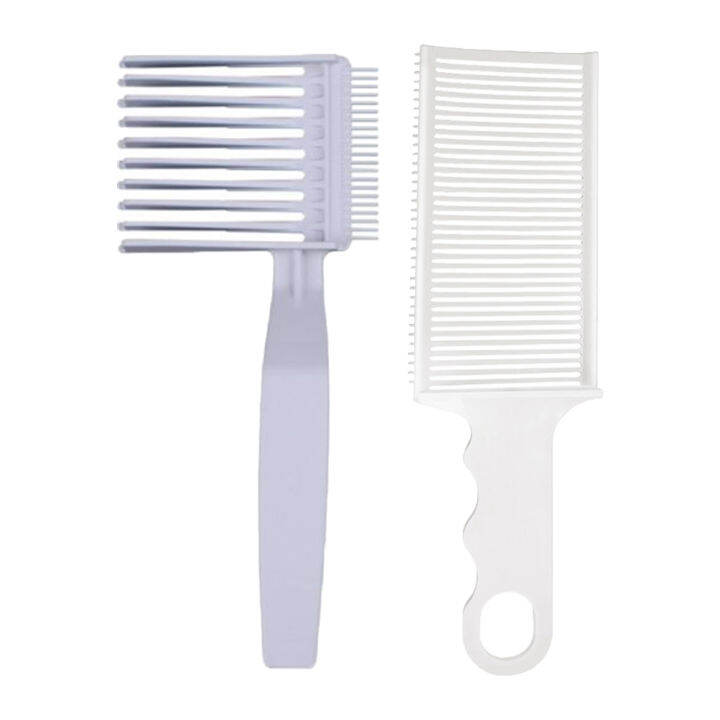 BolehDeals 2Pcs Flat Top Combs Fading Comb Hairdressing Styling Tool ...