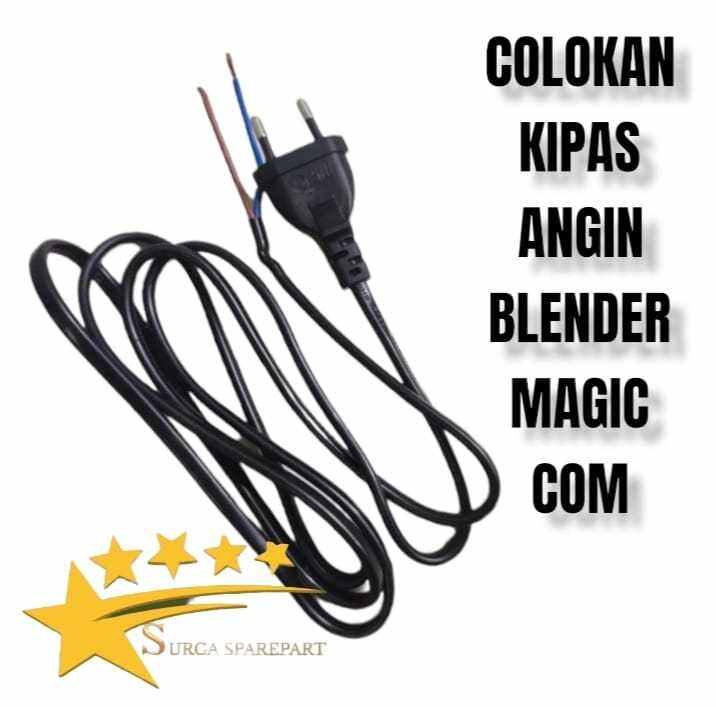 Colokan listrik kipas angin / kabel power blender | Lazada Indonesia