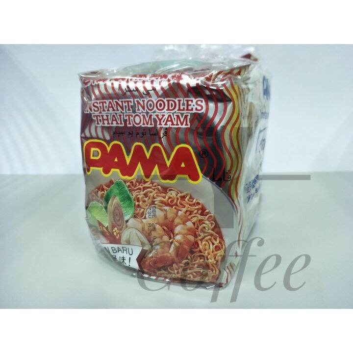PAMA Instant Noodles Thai Tom Yam (55gx5) Halal – Malaysia | Lazada