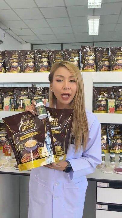 2 แถม 6 !! JAMSAI COFFEE (แท้+พร้อมส่ง) กาแฟถั่งเช่า ไม่มีไขมันทรานซ์ ไม่มีน้ำตาล ช่วยปรับสมดุล ...