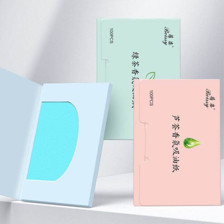 Oil Absorbing Paper Face Oil Control Cleansing Pores Blotting Paper ...