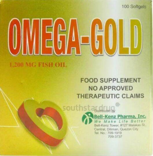 OMEGA-GOLD FISH OIL (sold per 10 capsule) | Lazada PH