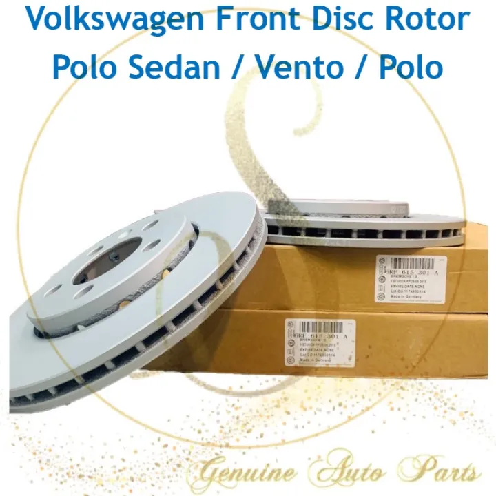 ( 100% ORIGINAL ) VOLKSWAGEN POLO POLO SEDAN VENTO FRONT DISC ROTOR ...
