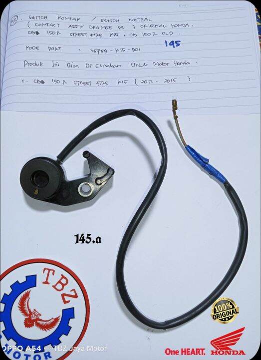 switch kontak switch netral cb 150r k15 cb 150r old contact assy change ...