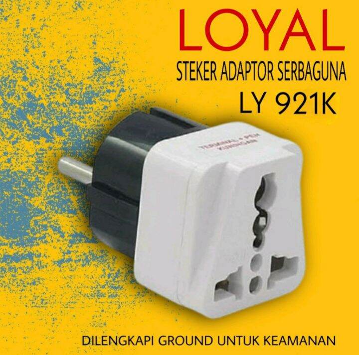 Loyal Colokan Listrik Over Steker Adaptor Serbaguna Ly-921K | Lazada ...