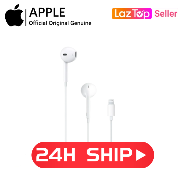 Apple Ear Pods Wired Earphone with Lightning Connector Plug ipad iphone ...