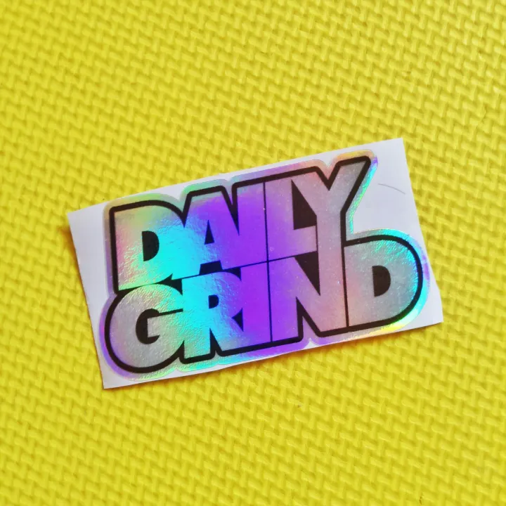 DAILY GRIND Holographic / Hologram Motor and Car stickers | Lazada PH
